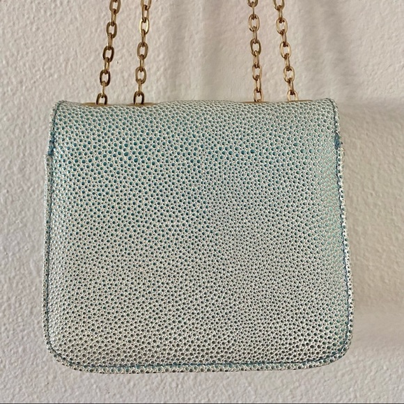 Handbag Republic | Bags | Powder Blue Glittered Mini Crossbody Bag ...